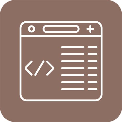 Programming Line Round Corner Background Icons 14808865 Vector Art At Vecteezy