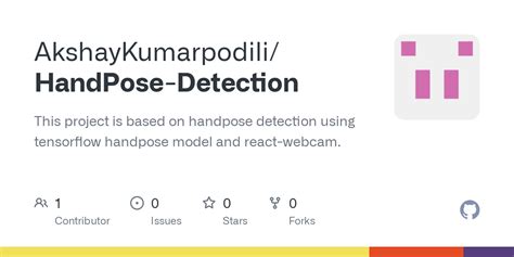 github akshaykumarpodili handpose detection this project is based on handpose detection using