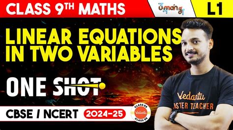 Linear Equations In Two Variables In One Shot Umang Cbse 09 Maths 2025 Youtube