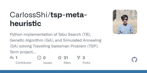 Github Carlossshi Tsp Meta Heuristic Python Implementation Of Tabu