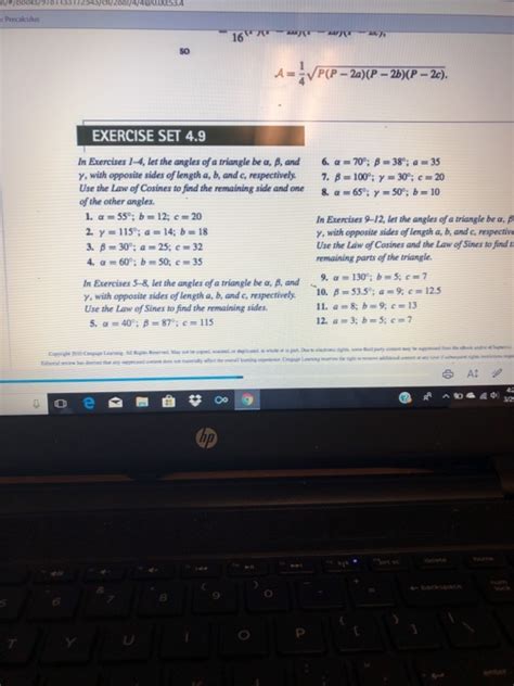 solved so exercise set 4 9 in exercises 1 4 let the angles