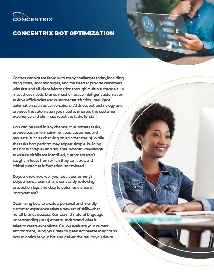 Better Bots And Optimization Concentrix