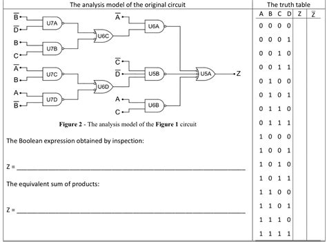Solved Complete The Truth Table And Write Down The Boolean