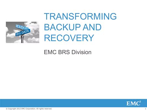 Transforming Backup And Recovery In Vmware Environments With Emc Avamar