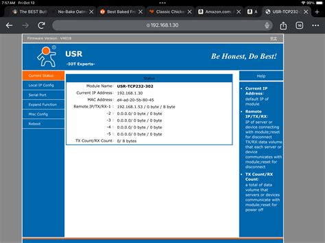 Usr Tcp232 Setup General Node Red Forum
