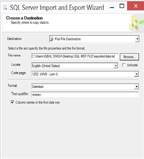 Sql Server Export Table To Csv