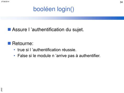 Ppt Java Authentification Et Autorisation Service Powerpoint Presentation Id 2979475