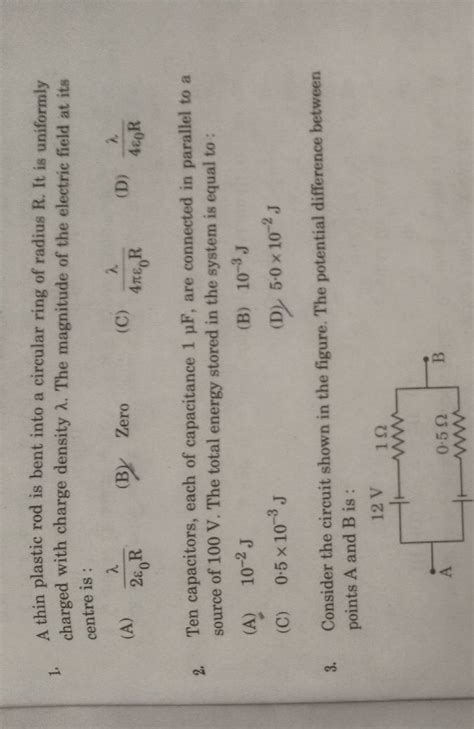 Ten Capacitors Each Of Capacitance 1 Mu Mathrm{f} Are Connected In Pa