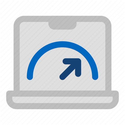 Laptop Performance Speedometer Fast Gauge Icon Download On Iconfinder