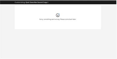 Realize Sorry Something Went Wrong Error Message