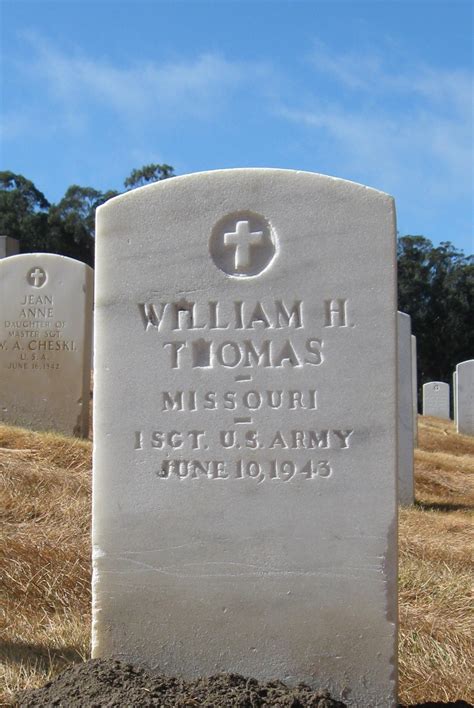 Sgt William H Thomas 1883 1943 Find A Grave Memorial