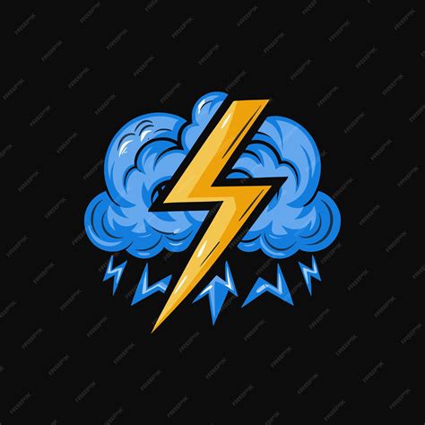 Premium Vector Thunder Effect Vector Illustration Template