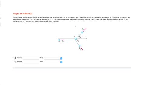 Solved In The Figure Projectile Particle Is An Alpha Chegg