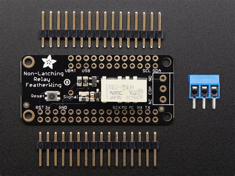 New Products Adafruit Non Latching Mini Relay Featherwing Adafruit Latching Mini Relay
