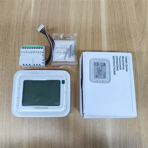 Smart Thermostat T6865 Control Modulating Valve Room Thermostat Dual Sensor Lcd Display