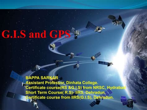 Gis Geographical Information System And Global Positioning System In
