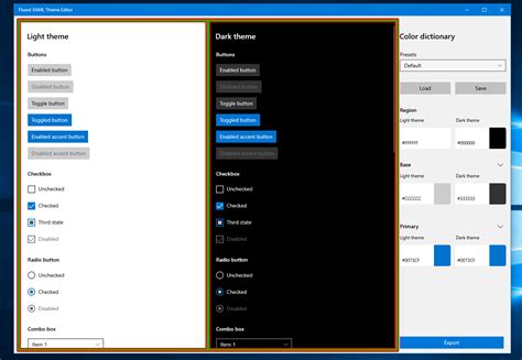 color scheme is not applied to all elements · issue 6 · microsoft