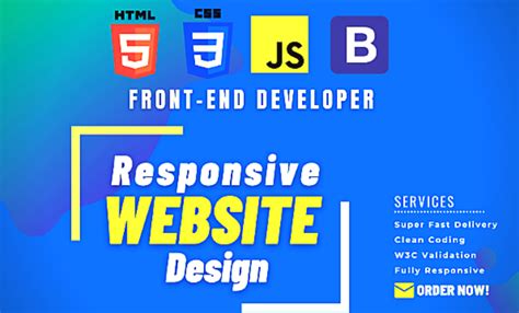 I Will Do Frontend Web Development In Html Css Bootstrap And React Js For Seoclerks