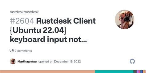 rustdesk client {ubuntu 22 04} keyboard input not received on rustdesk