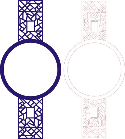 Decorative Round Framework Laser Cut Cdr File Vectors File