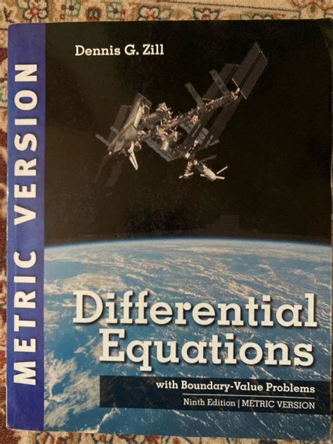 Differential Equations With Boundary Value Problems Dennis G Zill