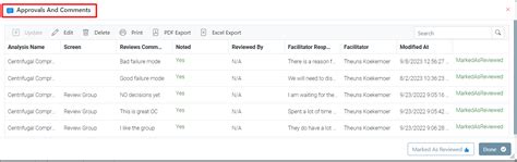 Rcm Analysis History