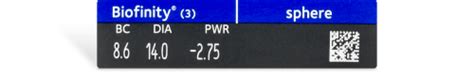 Biofinity 3 Pk Contact Lenses 1 800 Contacts