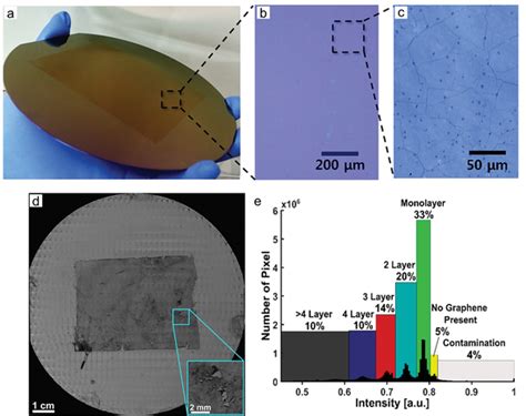Wafer‐scale Graphene Transferred On Target Substrates A Photograph Download Scientific