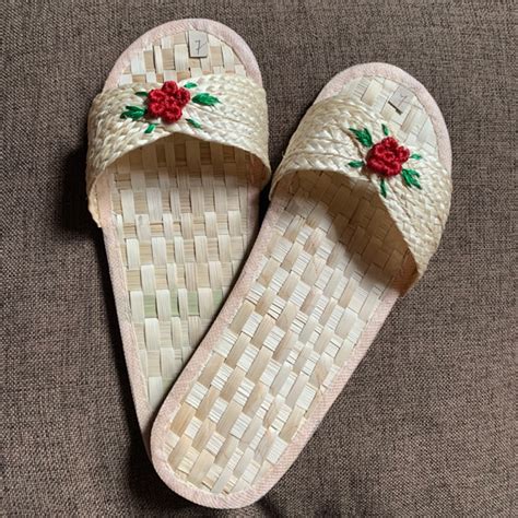 Abaca Indoor Slippers Slip On Slippers Handicraft Shopee Philippines