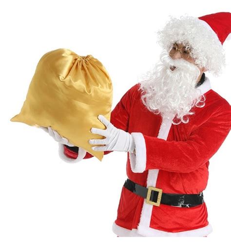 크리스마스 산타할아버지 보따리 단품 선물주머니 가방 코스프레 악세사리 파티옷 유치원 홈파티 성탄절 티몬