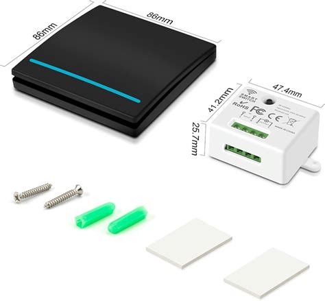 Remote Control Light Switch Retrofit Replacement Remote Control With
