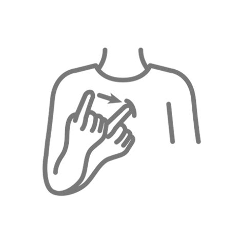 Asl Me Sign Language Word How To Sign The Word Me Icon Download