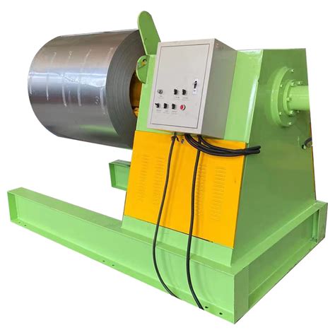 Automatic 10 Ton Hydraulic Decoiler Steel Coil Unwinder Machine