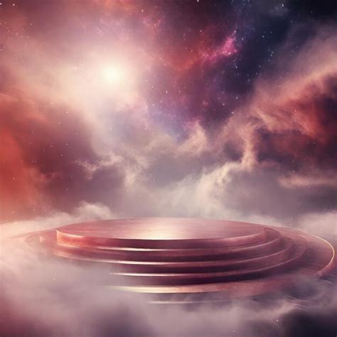 Premium Photo 3d Rendering Of A Futuristic Space Background With A Planet 3d Rendering Of A