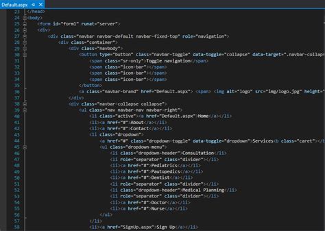 Past Programming Projects Max Healthcare Using Aspnet And Bootstrap