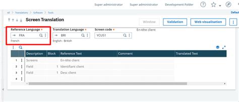 How To Translate A Screen Text In Multiple Languages In Sage X3 V12
