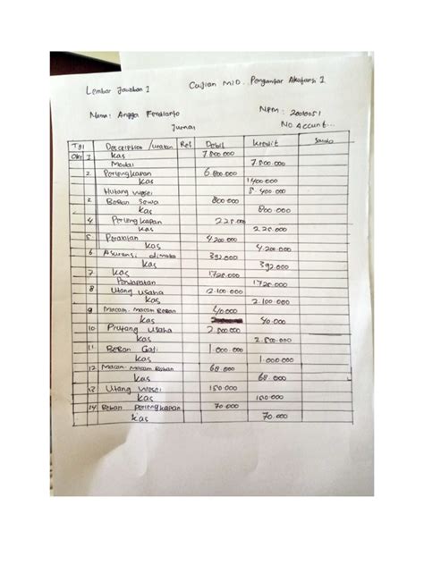 Uts Pengantar Akutansi 1 Angga Ferdianto Pdf