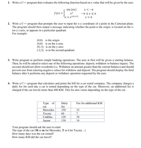 Solved 1 Write A C Program That Evaluates The Following