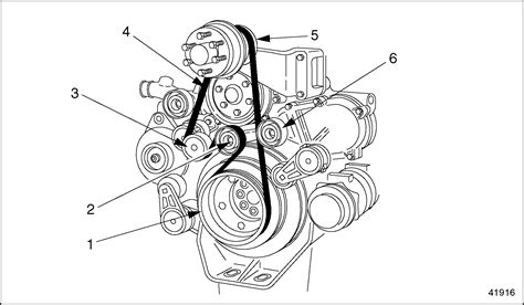 Mbe 4000 Section 8 1 Drive Belts Detroit Diesel Engine Troubleshooting