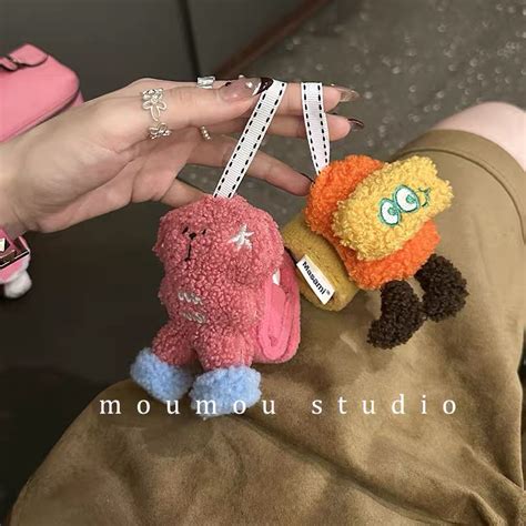 커플 우정템추천 책가방 뽁실이 에어팟케이스 털인형 Airpods Pro 에어팟프로 1 2 에어팟 1 2 3세대 스트랩 데님 청바지 명품 럭셔리 인스타 유니크 우정템 에이블리