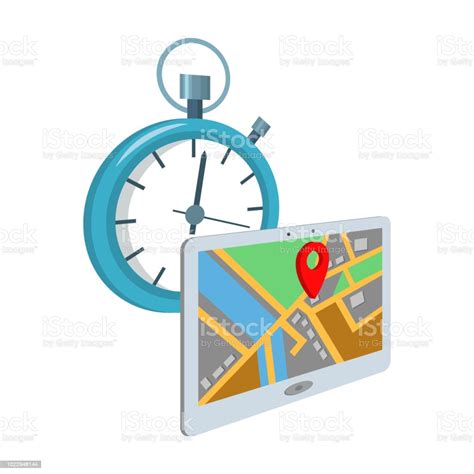 대상 시간에 배달 합니다 만화 스타일 아이소메트릭 벡터 기호 재고 일러스트 웹에서 단일 아이콘 물류 및 배달 등측투영법에 대한 스톡 벡터 아트 및 기타 이미지 Istock