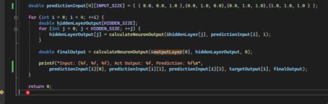 Neural Network Ann In C Run Time Check Failure 2 Stack Around The