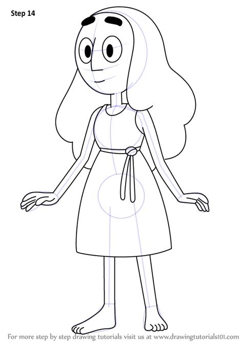 Learn How To Draw Connie Maheswaran From Steven Universe Steven Universe Step By Step