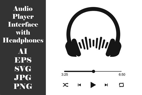 Audio Player Interface Graphic By Vikkishop · Creative Fabrica