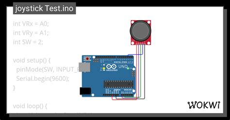 Joystick Test Wokwi Esp32 Stm32 Arduino Simulator