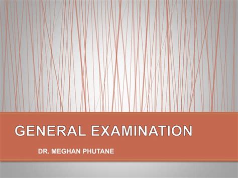 Lymph Node Examination Ppt