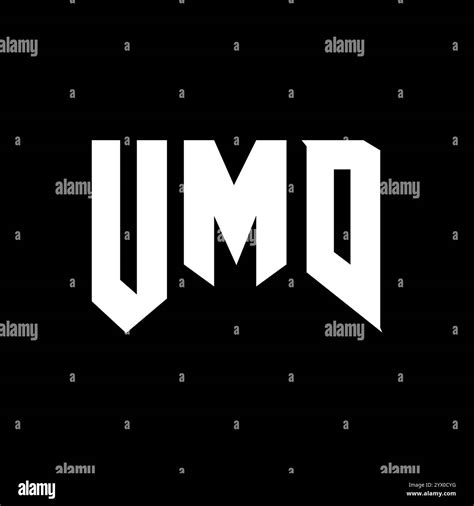Umd Letter Logo Design For Technology Company Umd Logo Design Black And White Color Combination