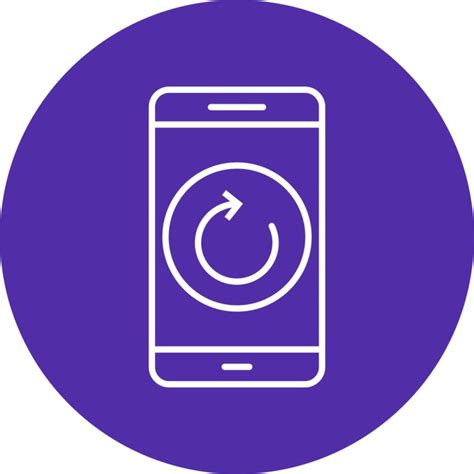 Free Reset Mobile Application Vector Icon Nohat Cc