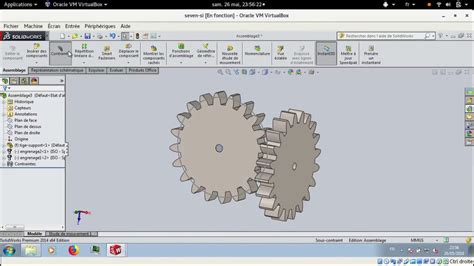 Tutoriel Création Dun Assemblage Dengrenage Simple Sous Solidworks