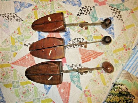 VintageThree Wooden Shoe Tree Stretcher Foam Keeper S Gem